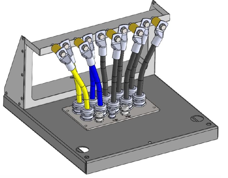 Alpitronic hypercharger HYC400 DC-Ladesäule mit bis zu 3 CCS-Steckern ...