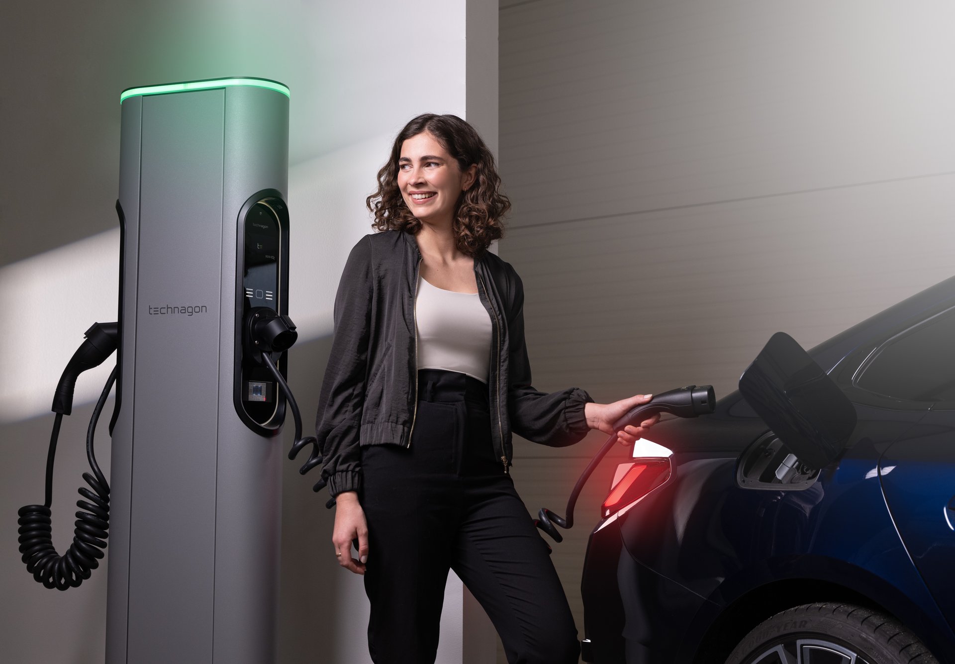 Compleo DUO fleet SAM AC-Ladestation mit 2x Typ-2 Ladesteckdosen (bis ...